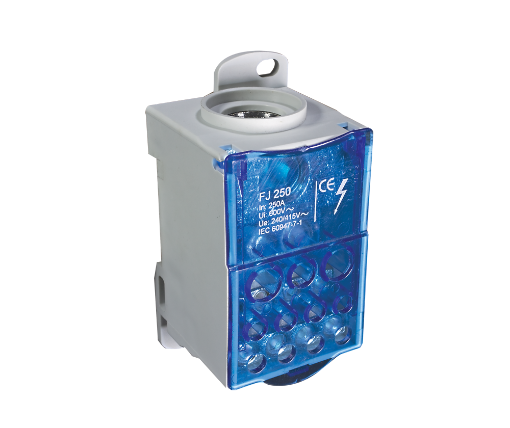Multi Pole Distribution Block - Din Rail Or Bolt Down Mount – Ofam Electrical