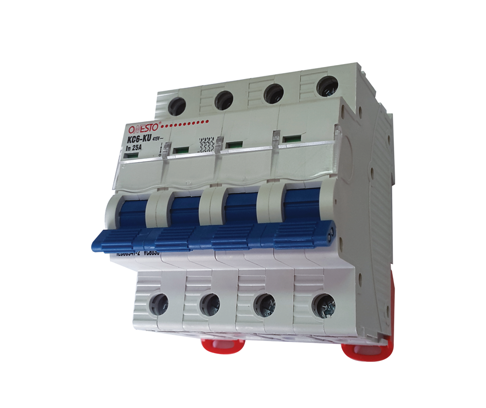 Four Pole 6kA Onesto Circuit Breaker – Ofam Electrical