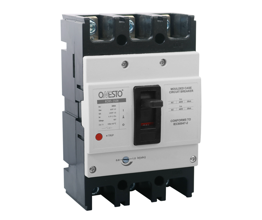 3P Onesto Adjustable Thermal Moulded Case Circuit Breaker - 250H – Ofam ...