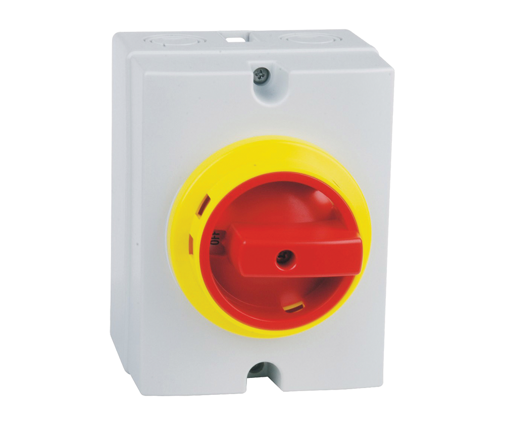 3P Lockable Surface Mount Isolator – Ofam Electrical