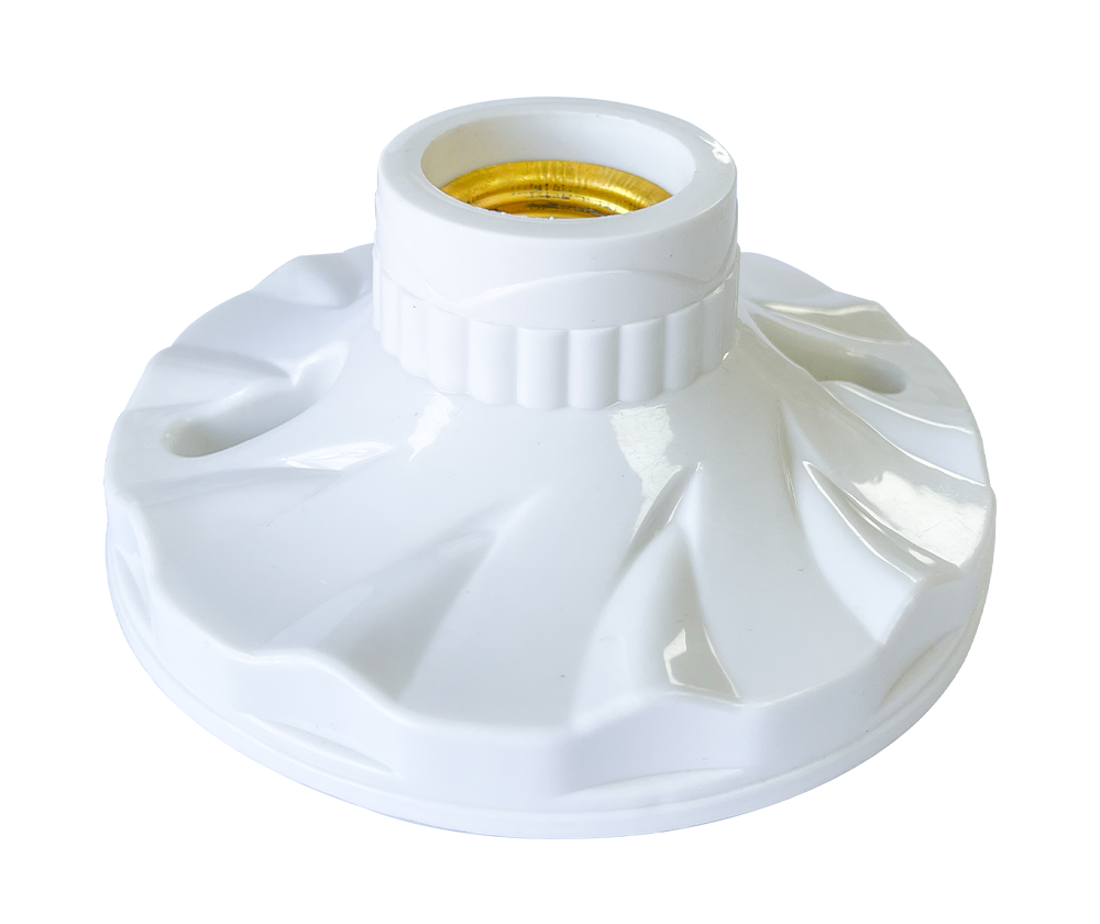 White E27 Base Mount Lamp Holder – Ofam Electrical