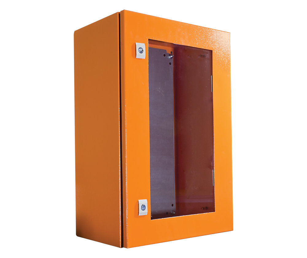 Steel Enclosure with Plexi glass door – Ofam Electrical