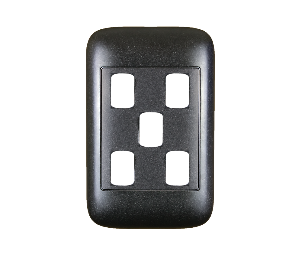5 Lever Black Graphite Yoke Only – Ofam Electrical