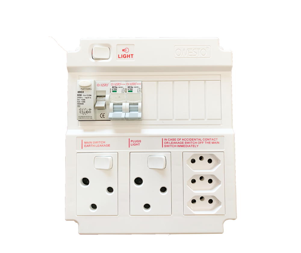 ORB-9W-3ZA: Standard Ready Board with 3 ZA Sockets – Ofam Electrical